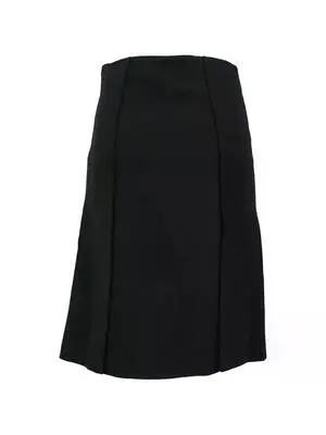 Proenza Schouler Panelled A-line Midi Skirt - Black