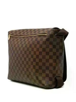 LOUIS VUITTON Damier Ebene Brooklyn Gm Crossbody Bag