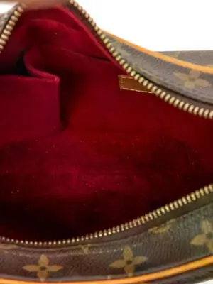 LOUIS VUITTON Monogram Croissant Mm Hobo Bag