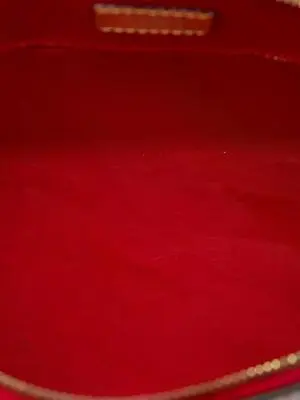 LOUIS VUITTON Monogram Vernis Lockit Pm Handbag - Red