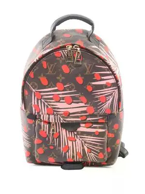 LOUIS VUITTON Monogram Jungle Dots Palm Springs Pm Backpack - Brown