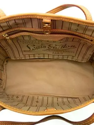 LOUIS VUITTON Monogram Neverfull Pm Tote Bag - Brown