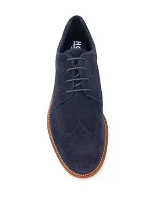 Hogan Contrast Rubber Sole Brogues