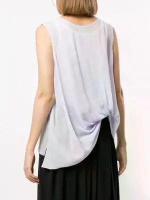 Y’s Front Buttoned Vest Top