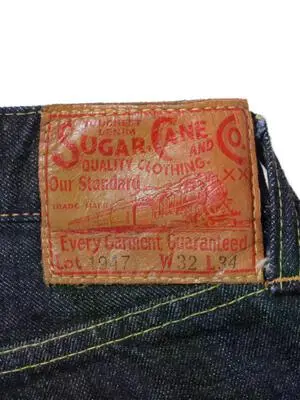 SUGAR CANE JEANS Sugar Cane Straight-leg Denim Jeans