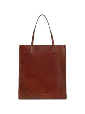 THE BRIDGE Logo-plaque Leather Tote Bag