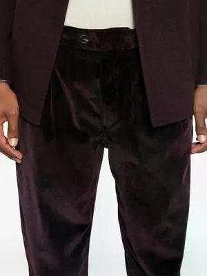 Eleventy Pleated Corduroy Trousers