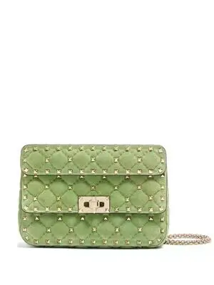 Valentino Garavani Rockstud Spike Small Suede Bag