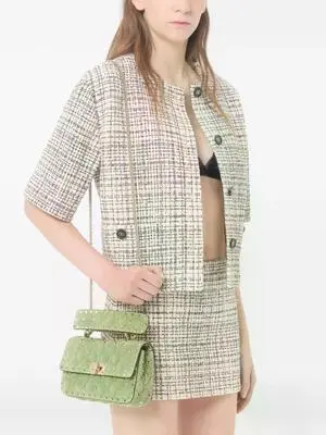Valentino Garavani Rockstud Spike Small Suede Bag