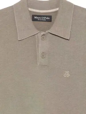 Marc O'polo Logo-embroidered Polo Shirt - Neutrals