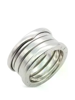 BVLGARI B.zero1 Four-band Ring In 18k White Gold - Silver