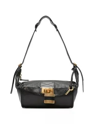 Chloé Paddington Grained-leather Shoulder Bag - Black