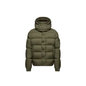 Moncler Maya 70 Hooded Short Down Jacket - Green
