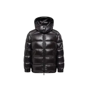 Moncler Maire Hooded Short Down Jacket - Black
