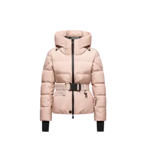 Moncler Bouquetin Hooded Insulated Ski Jacket - Pink