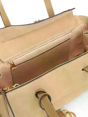 HIDESINS Basset Suede Tote Bag - Neutrals