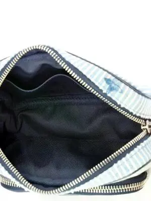 LOUIS VUITTON Limited Edition Monogram Watercolor Stripes Denim Crossbody Bag - Blue