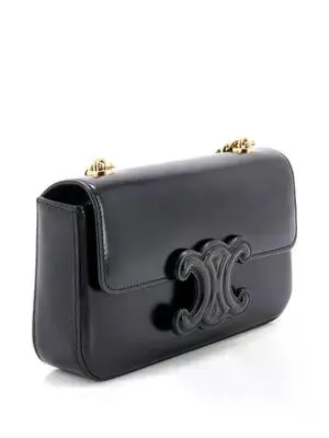 Celine Triomphe Chain Leather Small Shoulder Bag