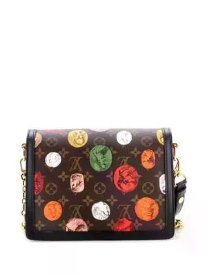 LOUIS VUITTON Dauphine Limited Edition Fornasetti Cameo Monogram Canvas Mm Shoulder Bag
