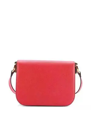 Prada Embleme Flap Bag Saffiano Leather Small Shoulder Bag