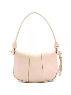 Loewe Loewe Paseo Leather Shoulder Bag Neutrals