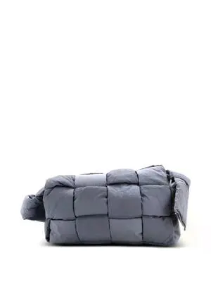 Bottega Veneta Padded Tech Cassette Intrecciato Nylon Crossbody Bag