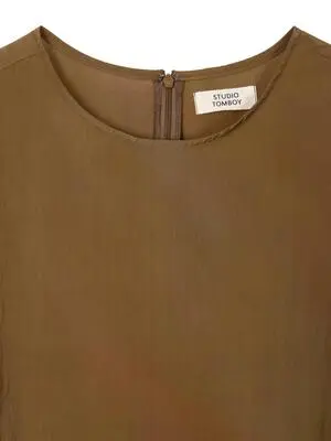 STUDIO TOMBOY Asymmetric Tiered A-line Dress