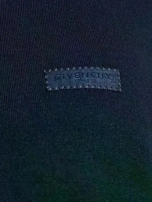 Givenchy Navy Wool Crew Neck Sweater - Blue