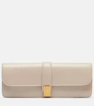 Khaite Blake Leather Clutch - White