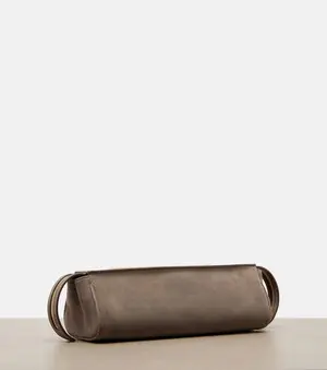 Khaite Donna Suede Clutch