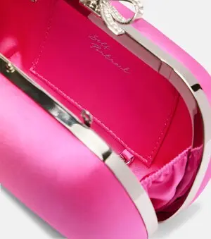 SELF-PORTRAIT Embellished Bow Clutch