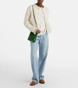 Bottega Veneta Andiamo Mini Leather Crossbody Bag - Green