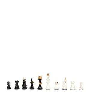 PURLING Gold Leaf Bones Of Stone Chess Set