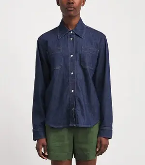 7 For All Mankind Denim Utility Shirt