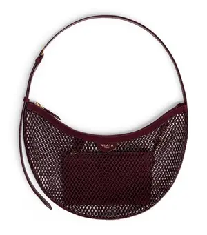 Alaïa Small Demi Lune Shoulder Bag - Red