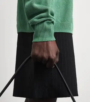 Studio Nicholson Heddy Zip-up Polo Sweater - Green