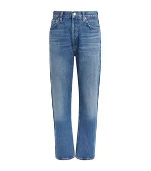 AGOLDE 90’s Pinch Waist Cropped Jeans - Blue