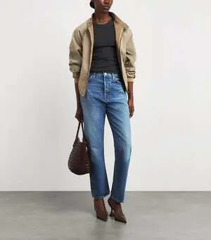 AGOLDE 90’s Pinch Waist Cropped Jeans - Blue