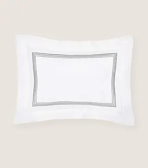 PRATESI Tre Righe Pillowcase - Grey