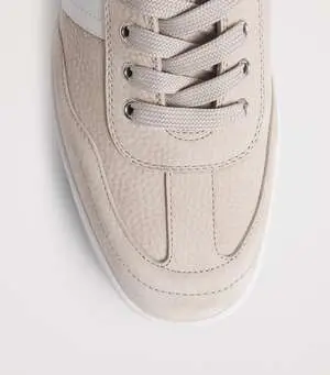 CHRISTIAN LOUBOUTIN Retero Low-top Leather Trainers - Beige