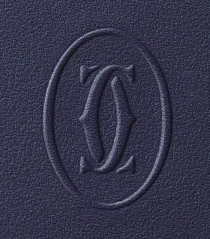 Cartier Leather Must De Card Holder - Blue