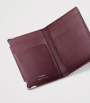 Cartier Leather Must Card Holder - Black