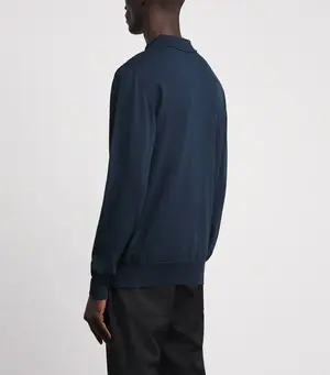 Eton Chevron-jacquard Polo Sweater