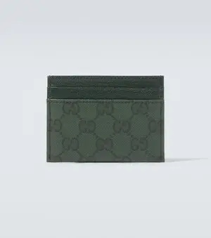 Gucci Essence Classic Gg Canvas Card Holder