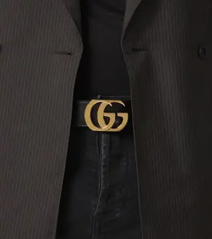 Gucci Gg Marmont Leather Belt