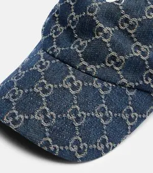 Gucci Monogrammed Cotton Baseball Cap