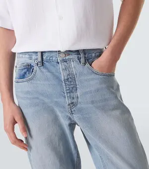 FRAME Mid-rise Straight Jeans