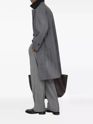 Burberry Long Reversible Wool Parkbury Car Coat