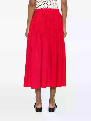 Maje Tiered Midi Skirt