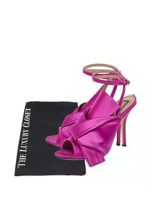 N°21 Satin Knot Detail Stiletto Sandals